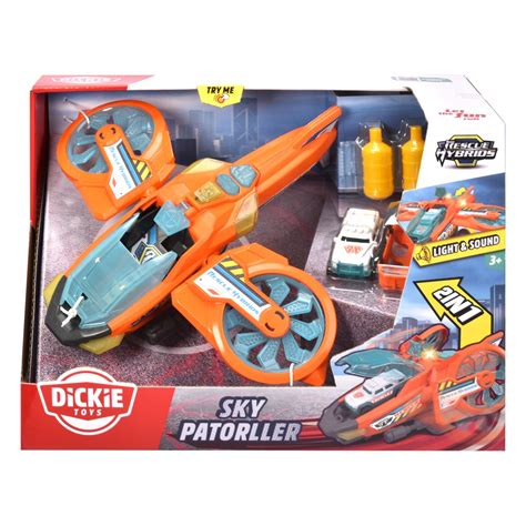 Dickie Sky Patroller Helikopter Met Auto Thimble Toys