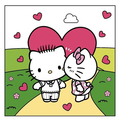 Hello Kitty And Daniel ️ Hello Kitty Drawing Hello Kitty Pictures