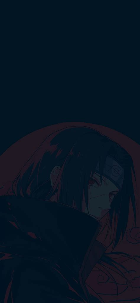 Itachi Uchiha Red Moon Wallpapers Naruto Art Wallpapers Iphone