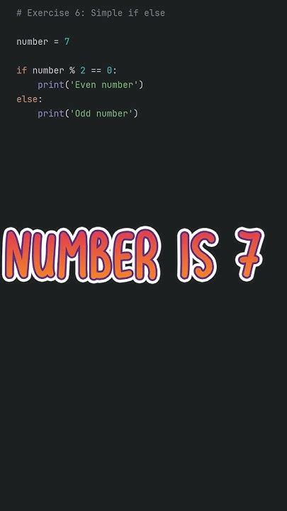 Exercise 6 Learn If Else In 60 Seconds Python Telugu English