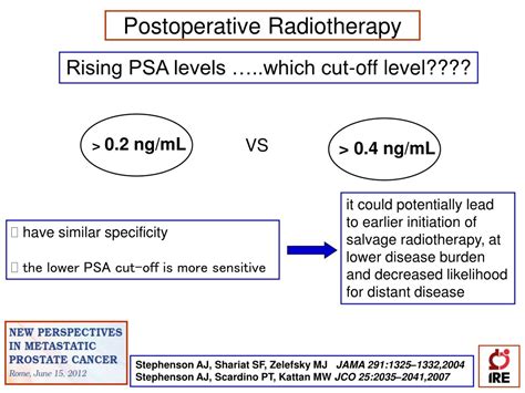 Ppt Managing Rising Psa Post Radical Prostatectomy Role Of Radiotherapy For Localized Cancer