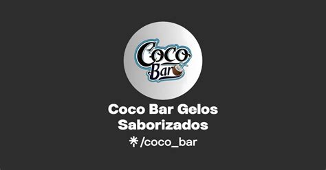 Coco Bar Gelos Saborizados Instagram Tiktok Linktree