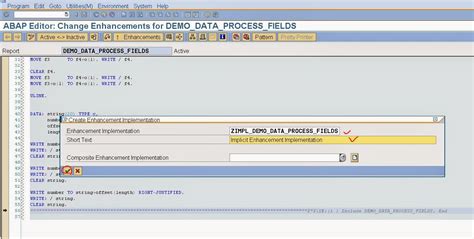 Techsap Implicit Enhancement In Sap Standard Program