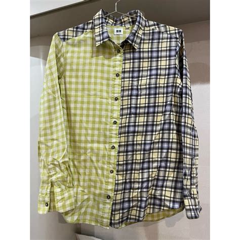 เสื้อเชิ้ต แขนยาว ยูนิโค่ล Uniqlo แท้ Shopee Thailand