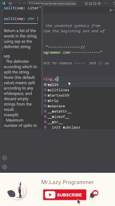 remove the unwanted symbols from string srtip mrlazyprogrammer