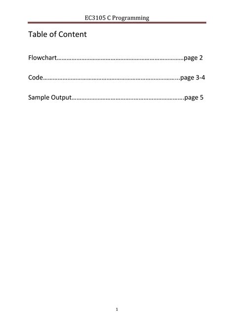 Assignment 2 Ec3105 C Programming Nilai Thinkswap