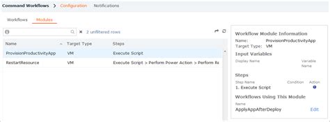 Use Workflow Modules