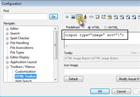 Customizing Ultraedits Html Toolbar Commands