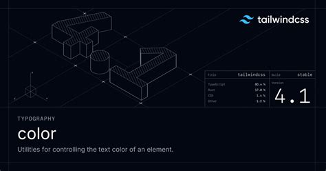 颜色 字体 Tailwind Css中文文档网