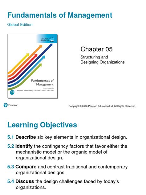 chapter 5 structuring and designing organizations pdf power