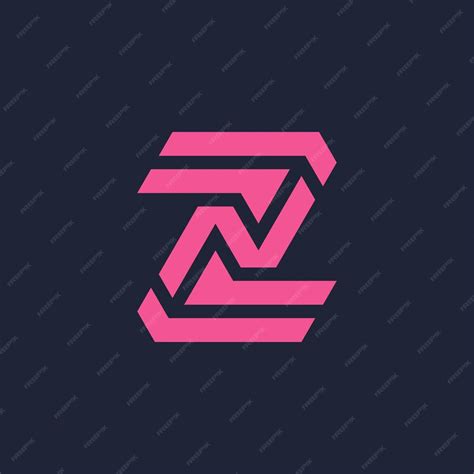 Premium Vector Modern And Minimalist Initial Letter Zn Or Nz Monogram Logo