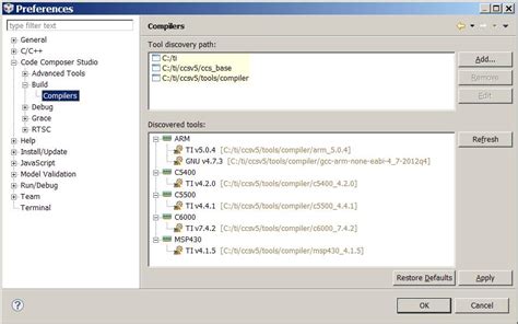 How Do I Install Msp430 Cgt 412 And Older In Ccsv54 Code Composer