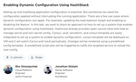 To Serve A Dynamic World You Need A Dynamic Environment That Enabled By Dynamic Configuration