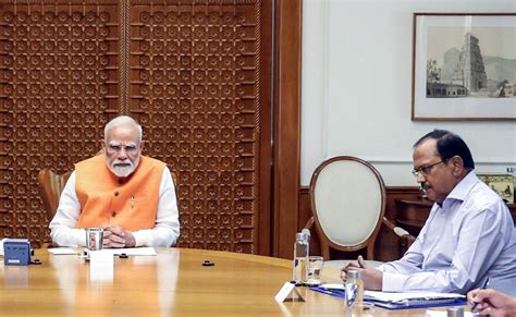 National Security Adviser Ajit Doval Meets Pm Modi Amid Tensions With