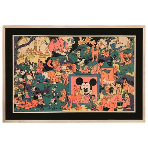 Original Disney Memorial Orgy Poster By Wally Wood Chairish