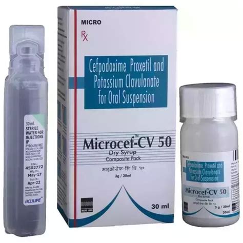 Microcef Cv 50 Dry Syrup Uses Price Dosage Side Effects Substitute