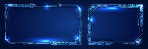 추상적 미래 기술 인터페이스 디자인 공상 과학 제어 디스플레이 크리에이티브 벡터 Hud Gui Ui 인터페이스 화면 디자인 웹 배너 프레젠테이션을 위한 사용자