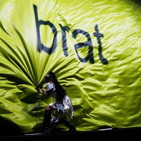 Charli Xcx Brat Album Art And Campaign Fonts In Use