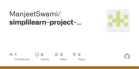 GitHub ManjeetSwami Simplilearn Project Phase