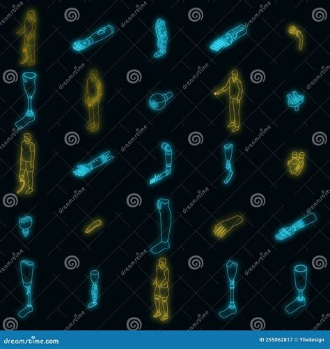 Artificial Limbs Web Banner Prosthetic Implants Of Different Organs And Parts Of Body