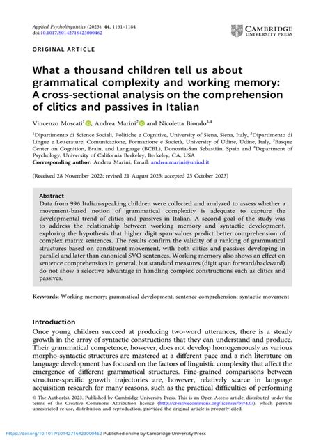Article 9 Pdf Linguistics Syntax