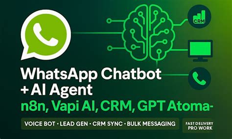 Whatsapp Chatbot Ai Chatbot N8n Automation Vapi Ai Whatsapp Api Ai Agent Chatgpt By Monicaxprt