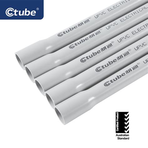 Iec61386 20mm Medium Duty Grey Uv Proof Pvc Rigid Electrical Conduit