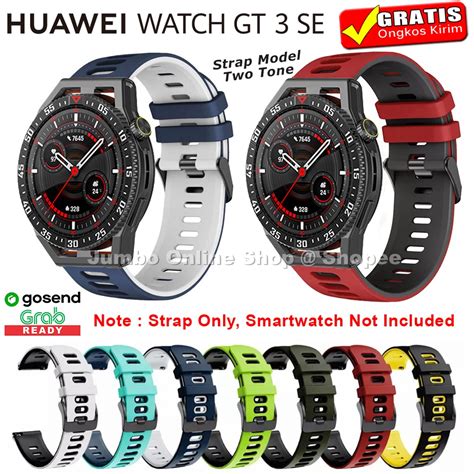 Jual Strap Tali Jam Huawei Watch Gt Se Gt Se Model Sport Two Tone Rubber Shopee Indonesia