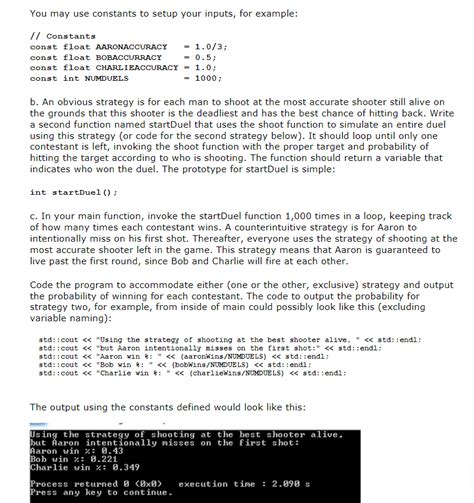 Solved For The Assignment We Will Write A Program That Chegg