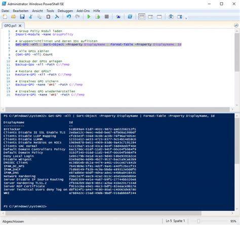 Ps Gpo Backup And Restore Der Windows Papst It Blog Walter