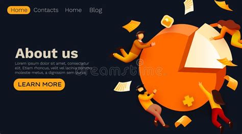 People Interacting With Charts And Analysing Statistics Data Visualisation Concept 3d