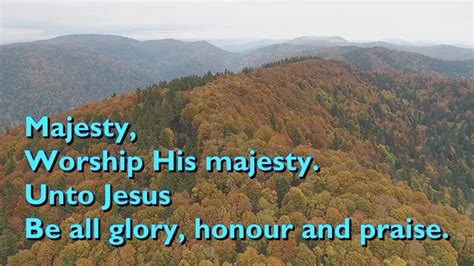 Majesty Worship His Majesty With Lyrics For Congregations Majesty