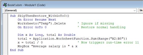 How To Use On Error Goto 0 In Excel Vba For Error Handling Excel Insider