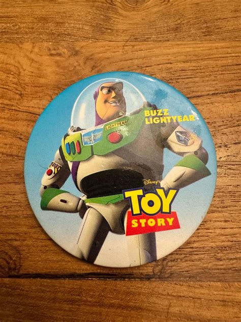 Toy Story Promo Pin Badgebutton Buzz Lightyear 3 Inches Etsy