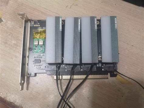 M 2 PCIE Expansion Adapter 4 Slot Computers Tech Parts Accessories Hard Disks