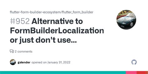 alternative to formbuilderlocalizations or just don t use