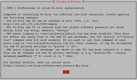 Dietpi Together With Pi Hole Version 6 And Unbound