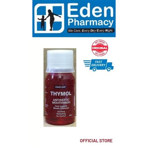 Oraflam Thymol Antiseptic Mouthwash 60ml Shopee Malaysia