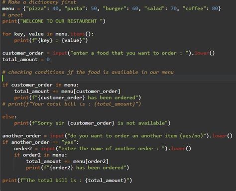 Today I Did A Cafe Management System Project By Using Python Heres A Deepak Gupta