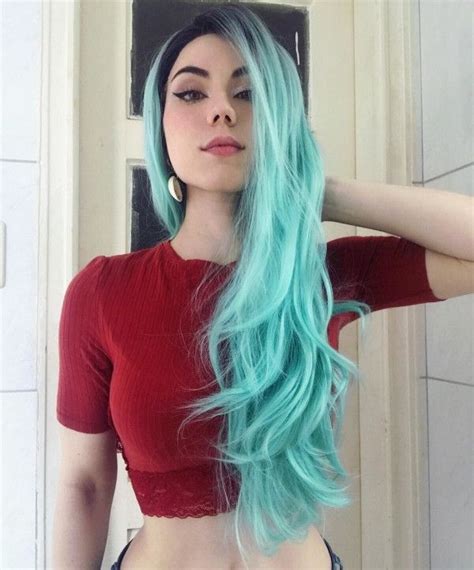 Cutie With Dyed Hair Pic