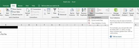 Creating A Drop Down List In Excel
