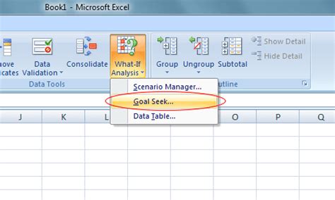 Using Excels What If Analysis Goal Seek Tool CBT Bazar
