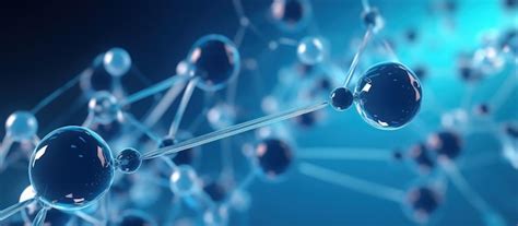 Premium Photo Abstract Molecular Structure Science And Technology Background Generative Ai