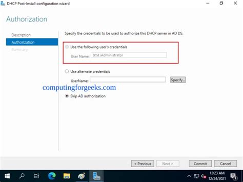 Configure Dhcp Server On Windows Server 2022 Computingforgeeks