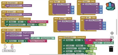 Contrlling Rgbleds Connected To Bbc Microbit V2 With Mit App Inventor Mit App Inventor Help