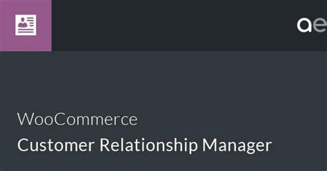 خرید و قیمت دانلود افزونه ووکامرس Woocommerce Customer Relationship Manager ترب