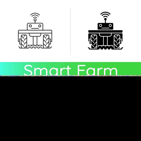 Robotics In Agriculture Icon Concept Intelligence Icon Vector Concept