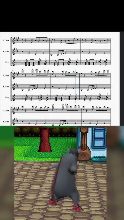 Rat Dance Meme😭😭 Arranged For Alto Tenor And Piano Saxophone Memes