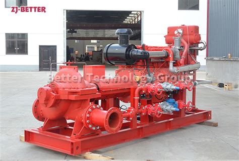 Superior Performance Diesel Engine Split Case Fire Pump Better