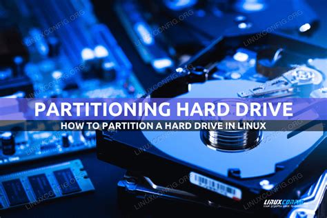 How To Partition A Drive On Linux Linux Tutorials Learn Linux Configuration